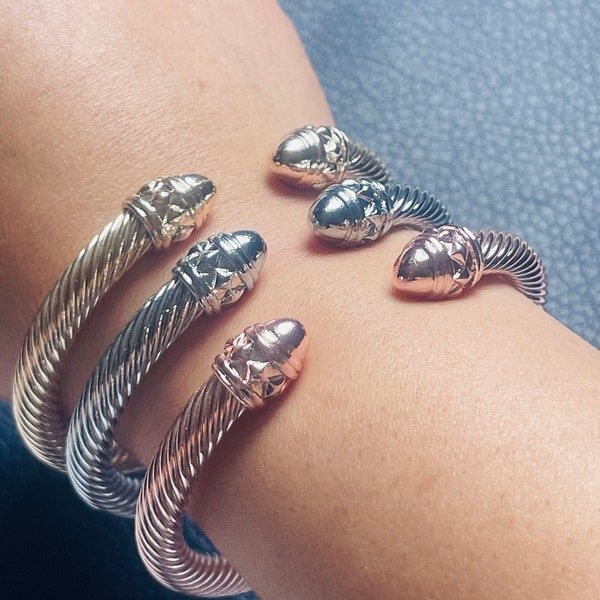 Cable Bracelet - Etsy