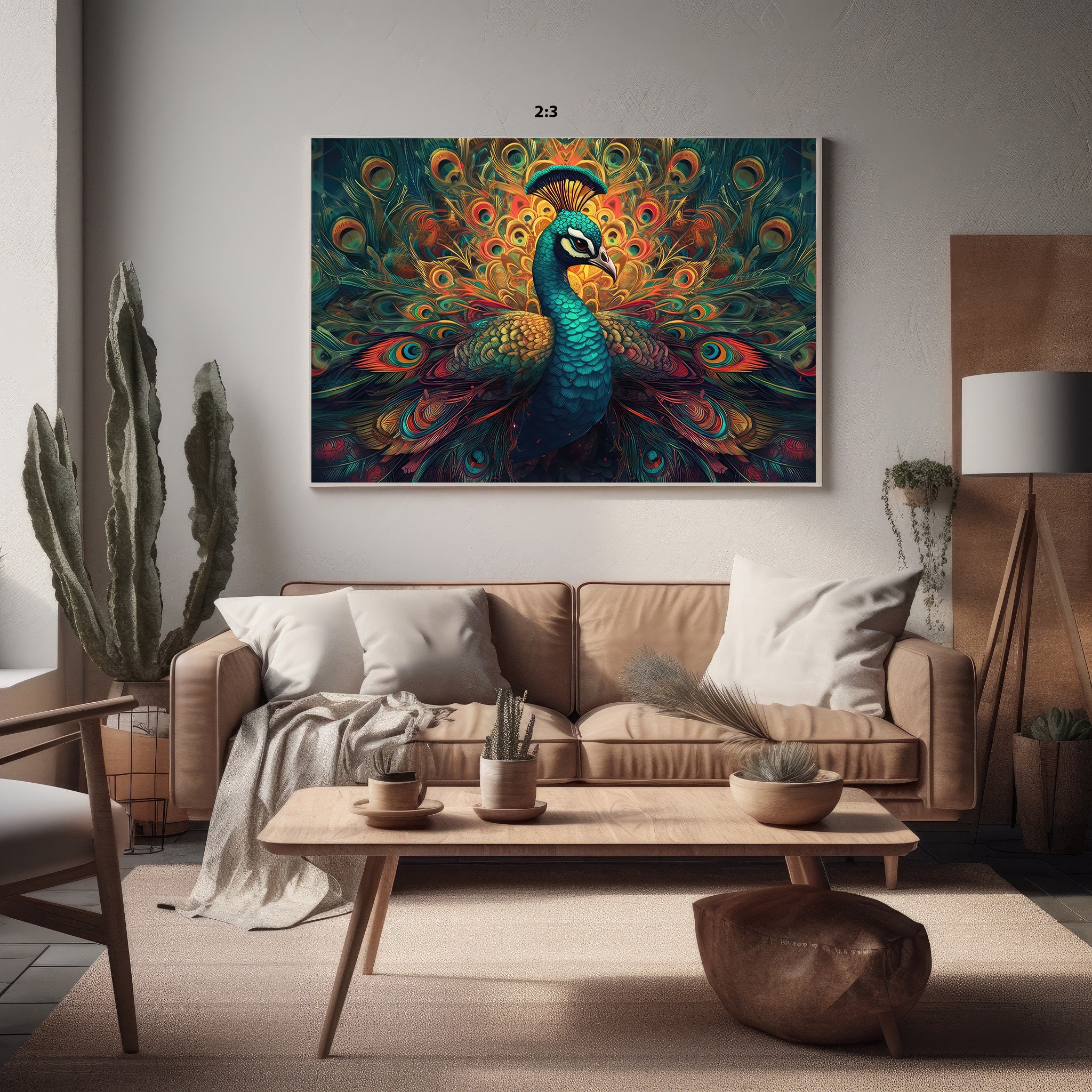 Peacock A Breathtaking Printable Wall Art of a Peacock, Peacock for a ...