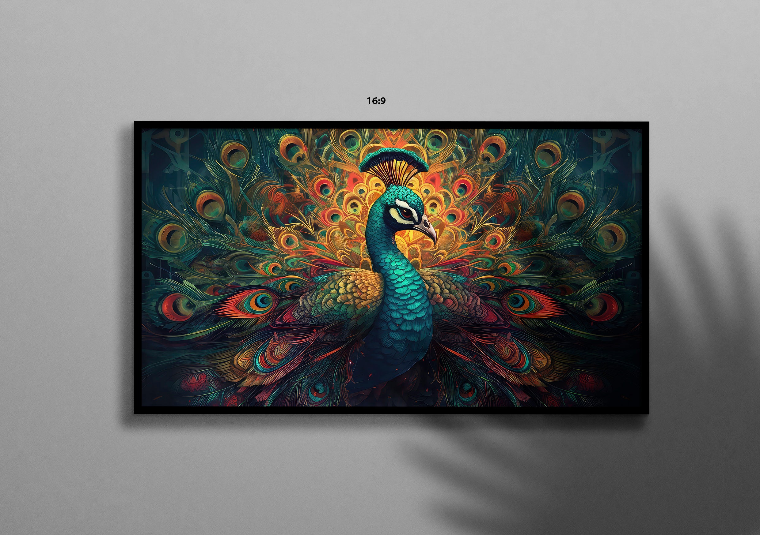 Peacock A Breathtaking Printable Wall Art Of A Peacock Peacock For A Frame High Resolution