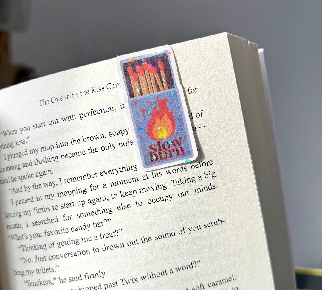Slow Burn Magnetic Bookmark PNG File, Bookish, Magnetic Bookmark ...