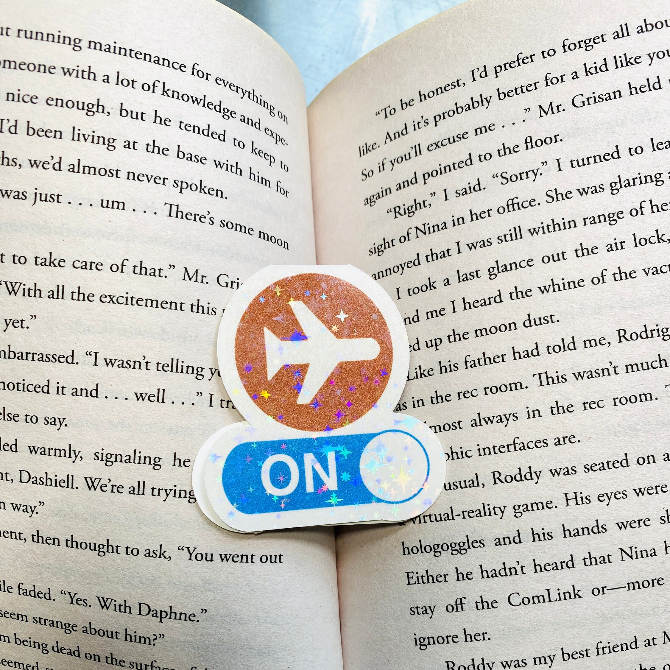 Airplane Mode Magnetic Bookmark SVG Template: Funny DIY Craft - Etsy