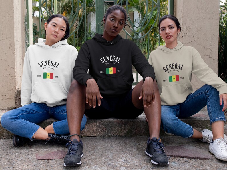 Senegalese Hoodie Senegalese Flag Hoodie Senegal Hoodie - Etsy