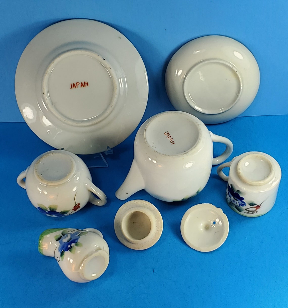 Vintage Made in Japan Child's Tea Set in Original Decorative Box - Etsy