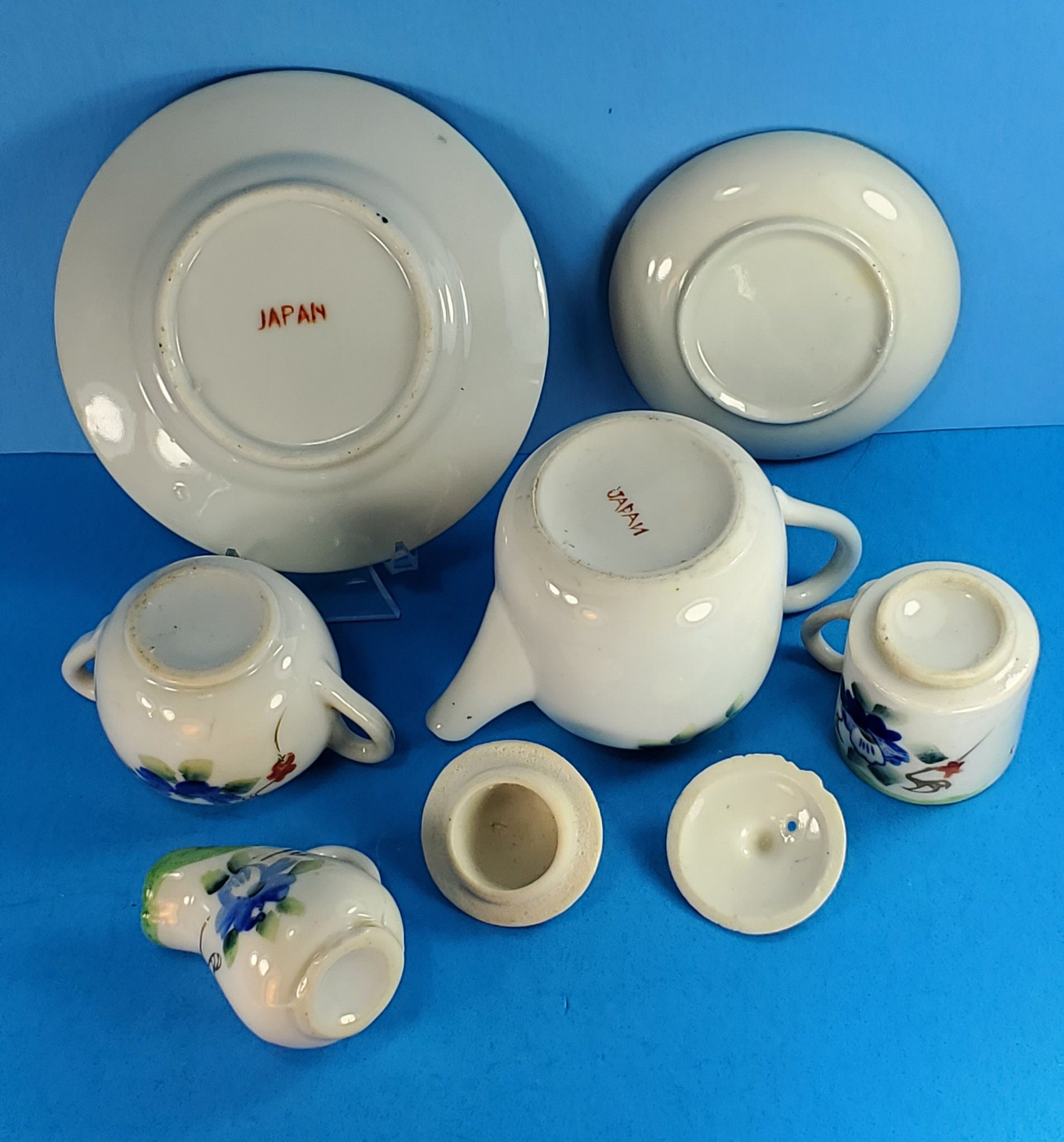 Vintage Made in Japan Child's Tea Set in Original Decorative Box - Etsy