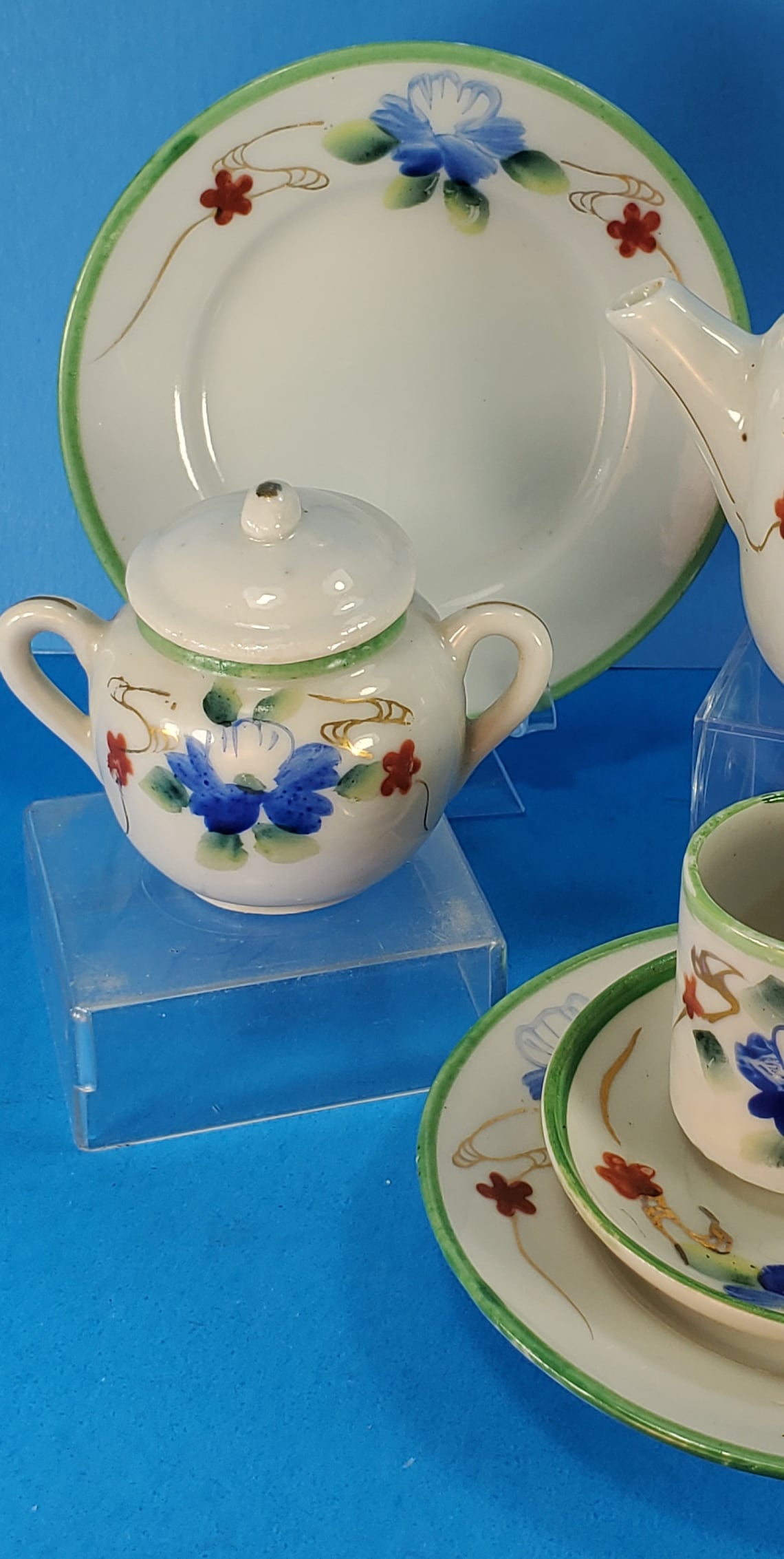 Vintage Made in Japan Child's Tea Set in Original Decorative Box - Etsy