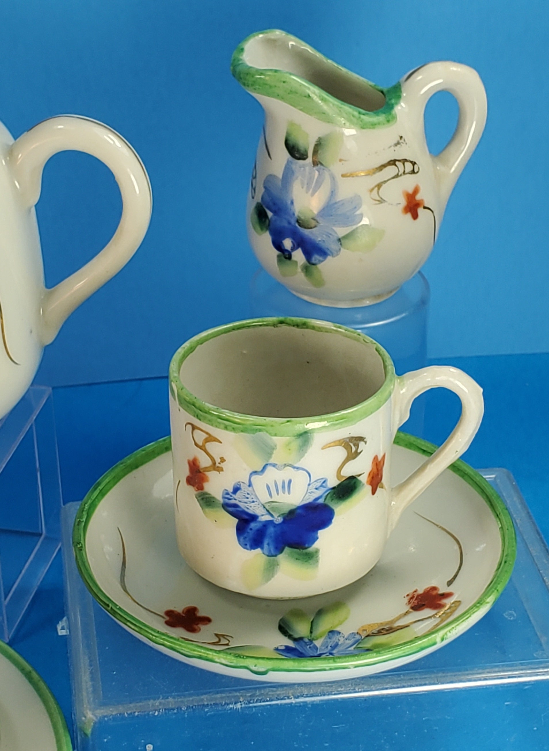 Vintage Made in Japan Child's Tea Set in Original Decorative Box - Etsy