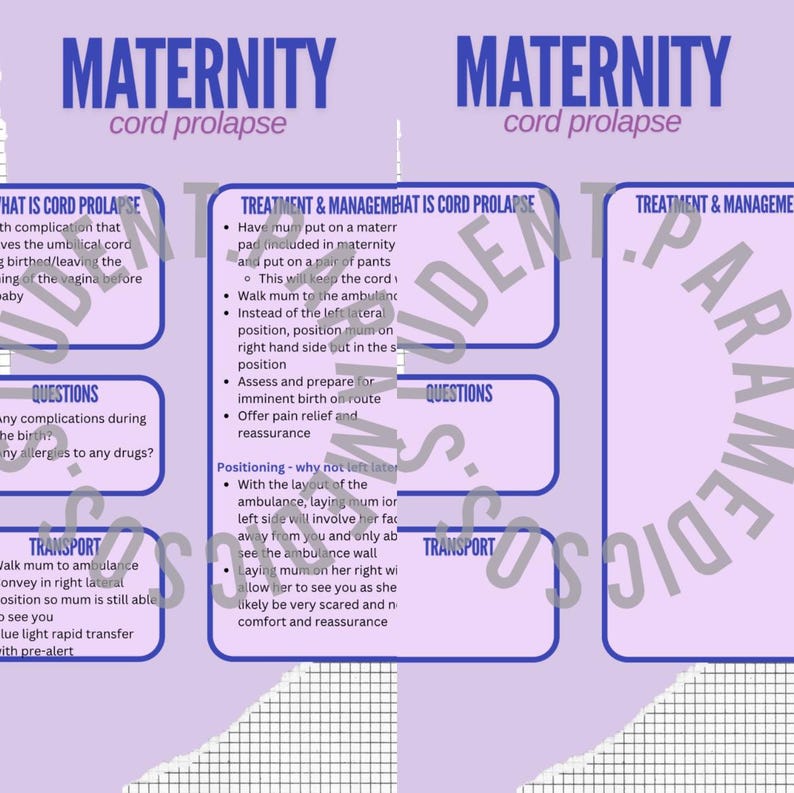 Maternity Assessment, Management, System Changes, Complications and ...