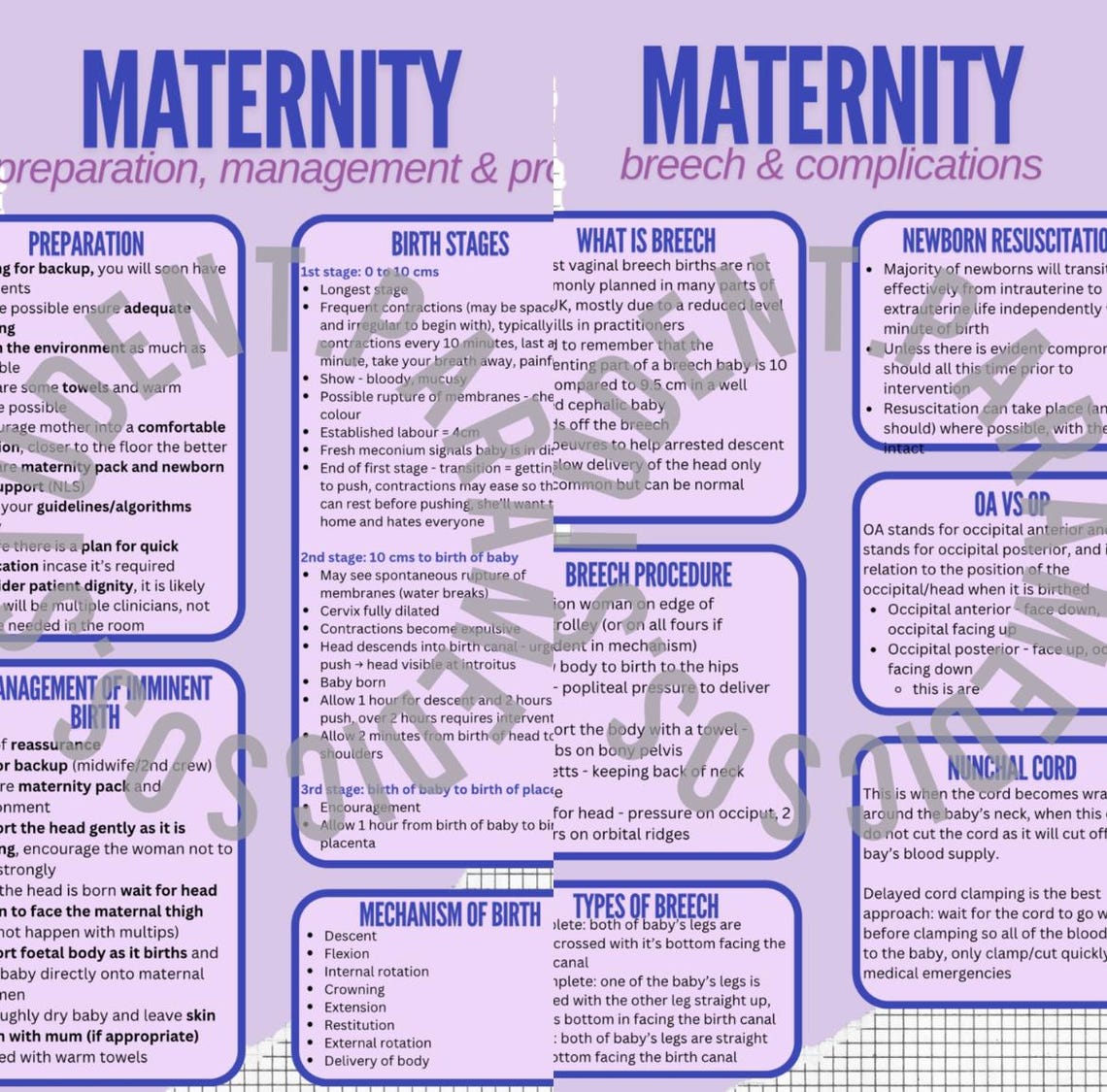 Maternity Assessment, Management, System Changes, Complications and ...