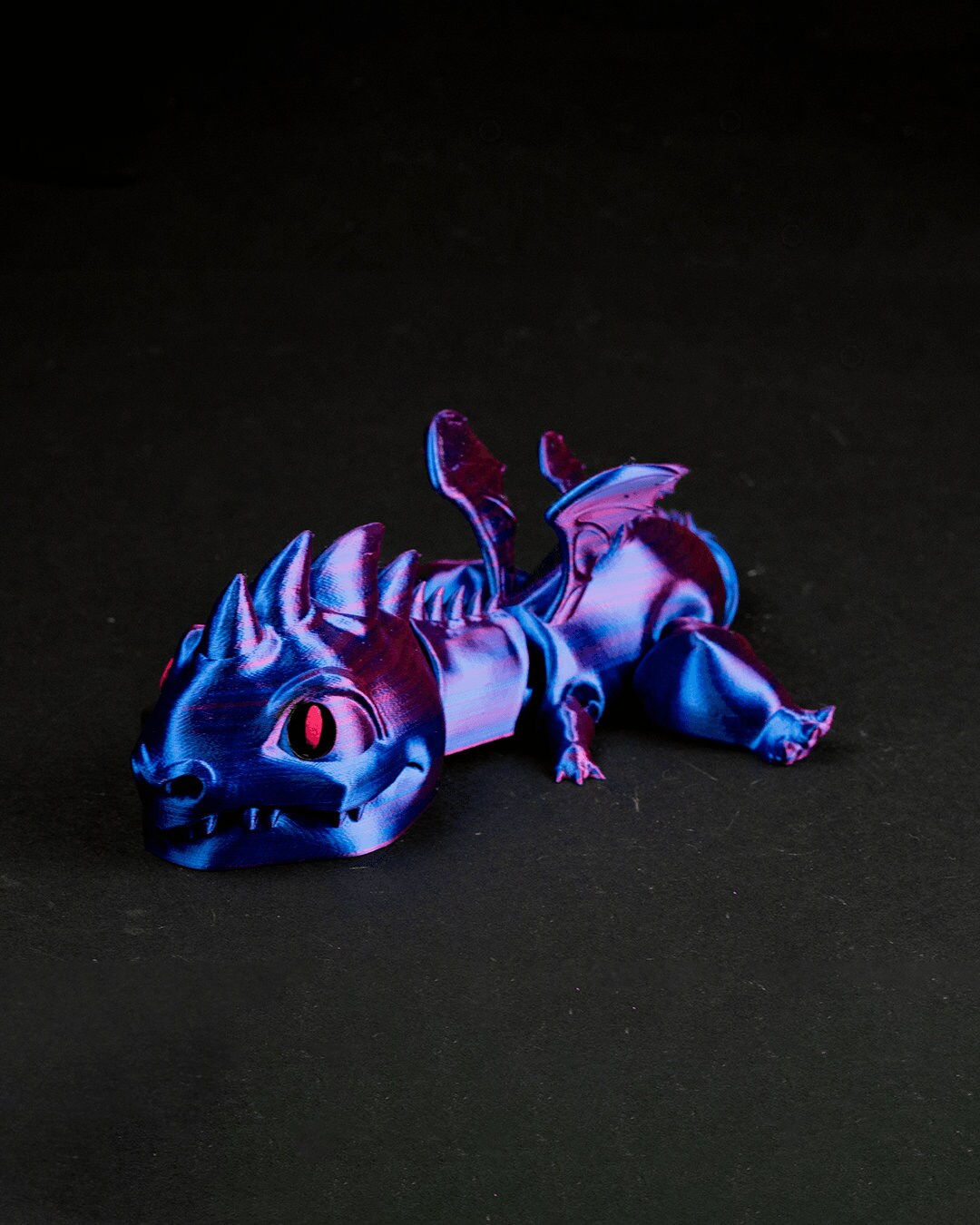 Articulated 3D Printed Dragon Figurine - Etsy