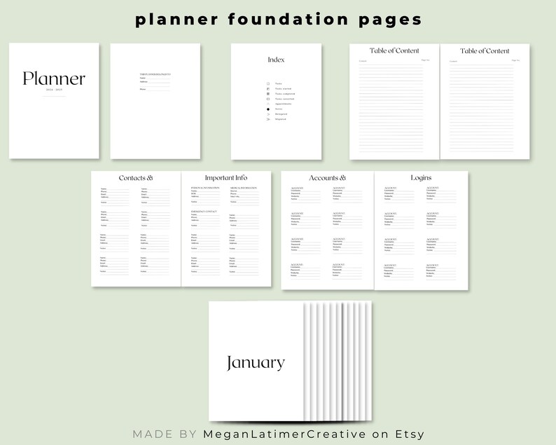 2024-2025 Master Planner Printable: Elevate Your Productivity With Our ...