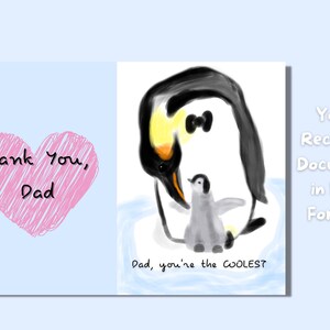 Printable Thank You Dad Card / Father's Day Card / Birthday Card Dad ...