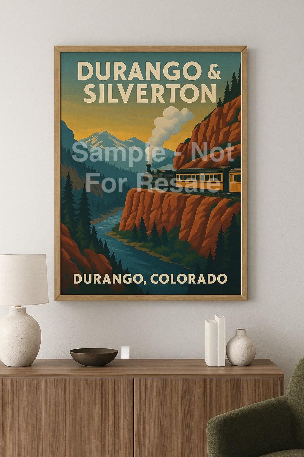 Durango & Silverton Printable Poster – Durango Colorado Wall Art ...