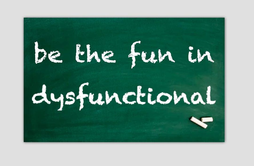 Be the Fun in Dysfunction (2x3 Morale Patch Velcro Backed) - Etsy