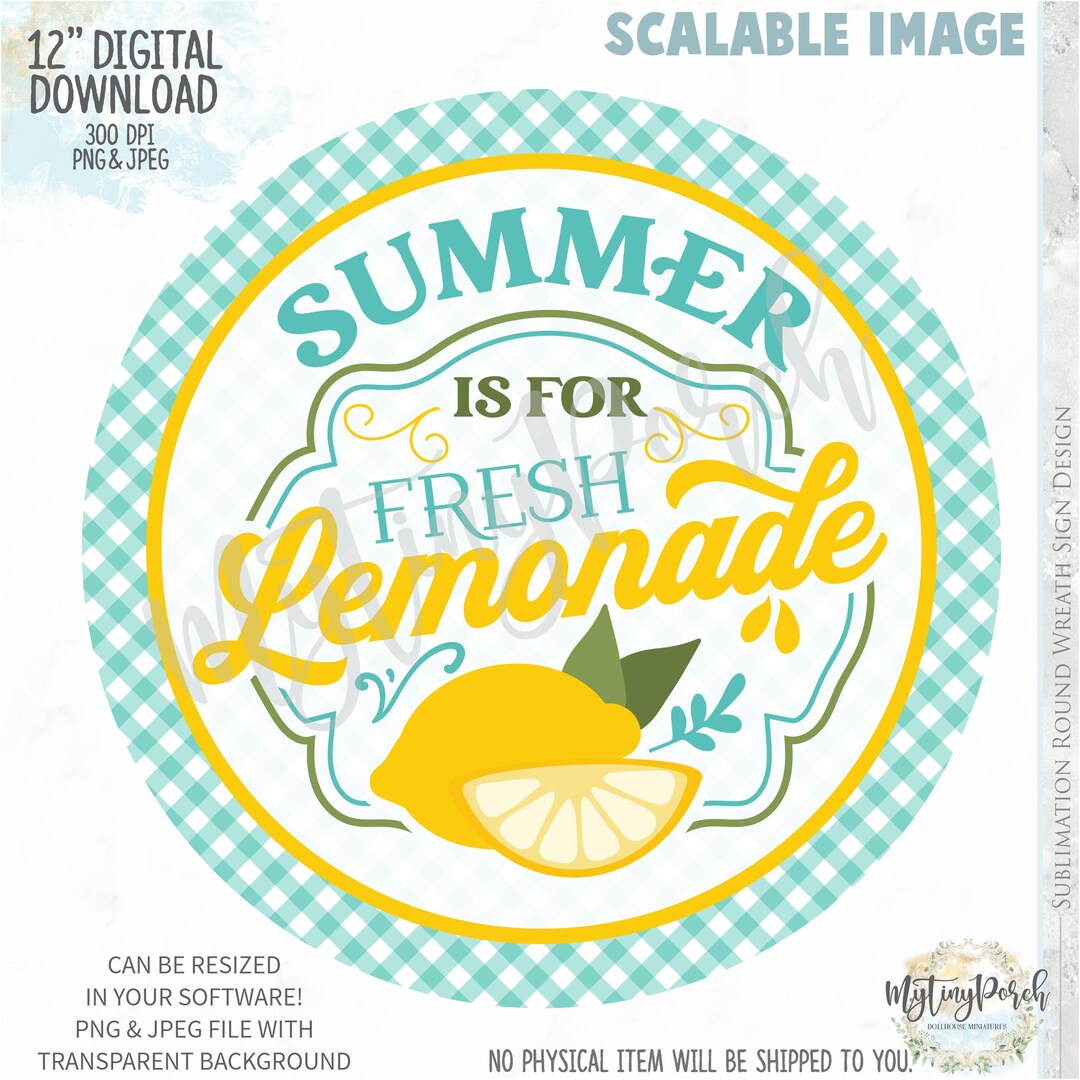 Sublimation Sign Lemonade PNG, Lemonade Sublimation, Lemonade PNG ...