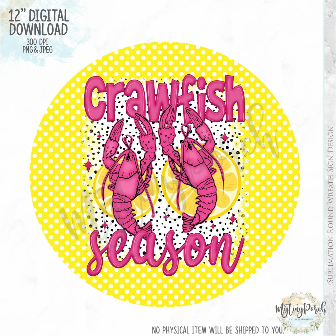 Seafood Boil Sign, Crawfish Wreath Sign, Lobster Sign, Wreath Sign ...