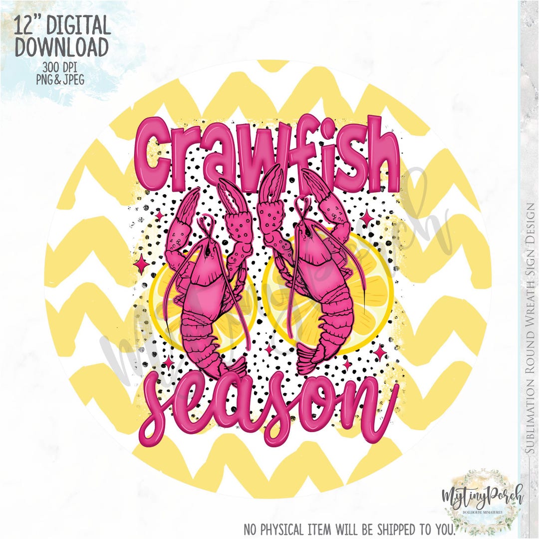 Seafood Boil Sign, Crawfish Wreath Sign, Lobster Sign, Wreath Sign ...