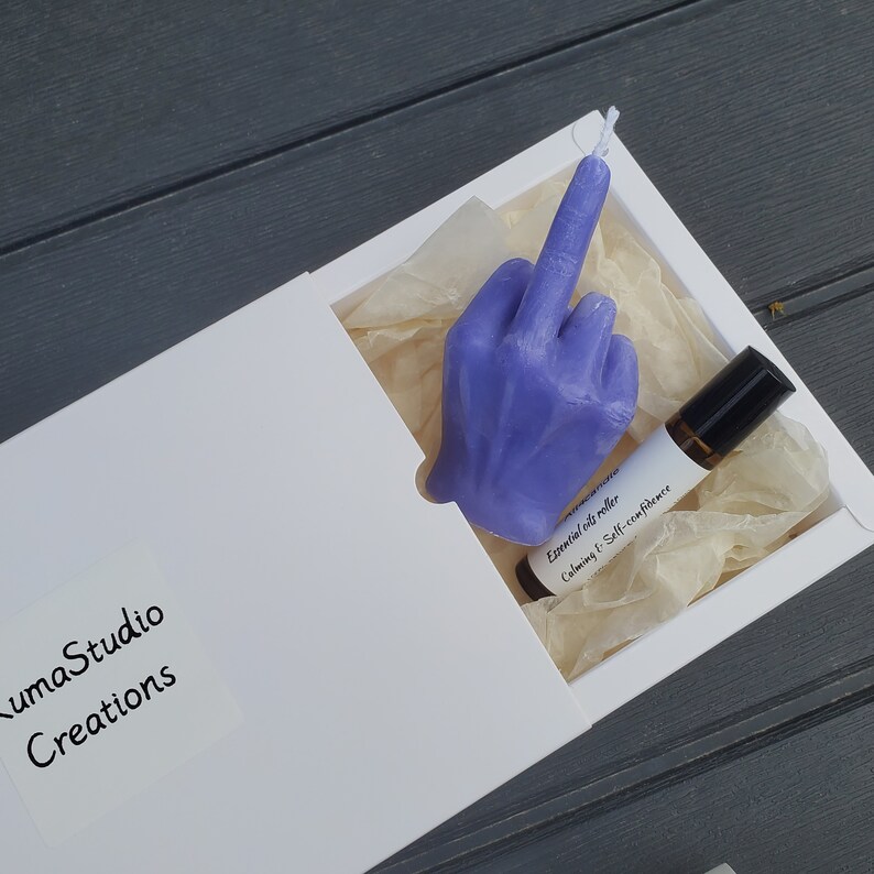 Middle Finger Candle, Cool Shaped Candle, Fun Soy Candle, Unique Candle ...
