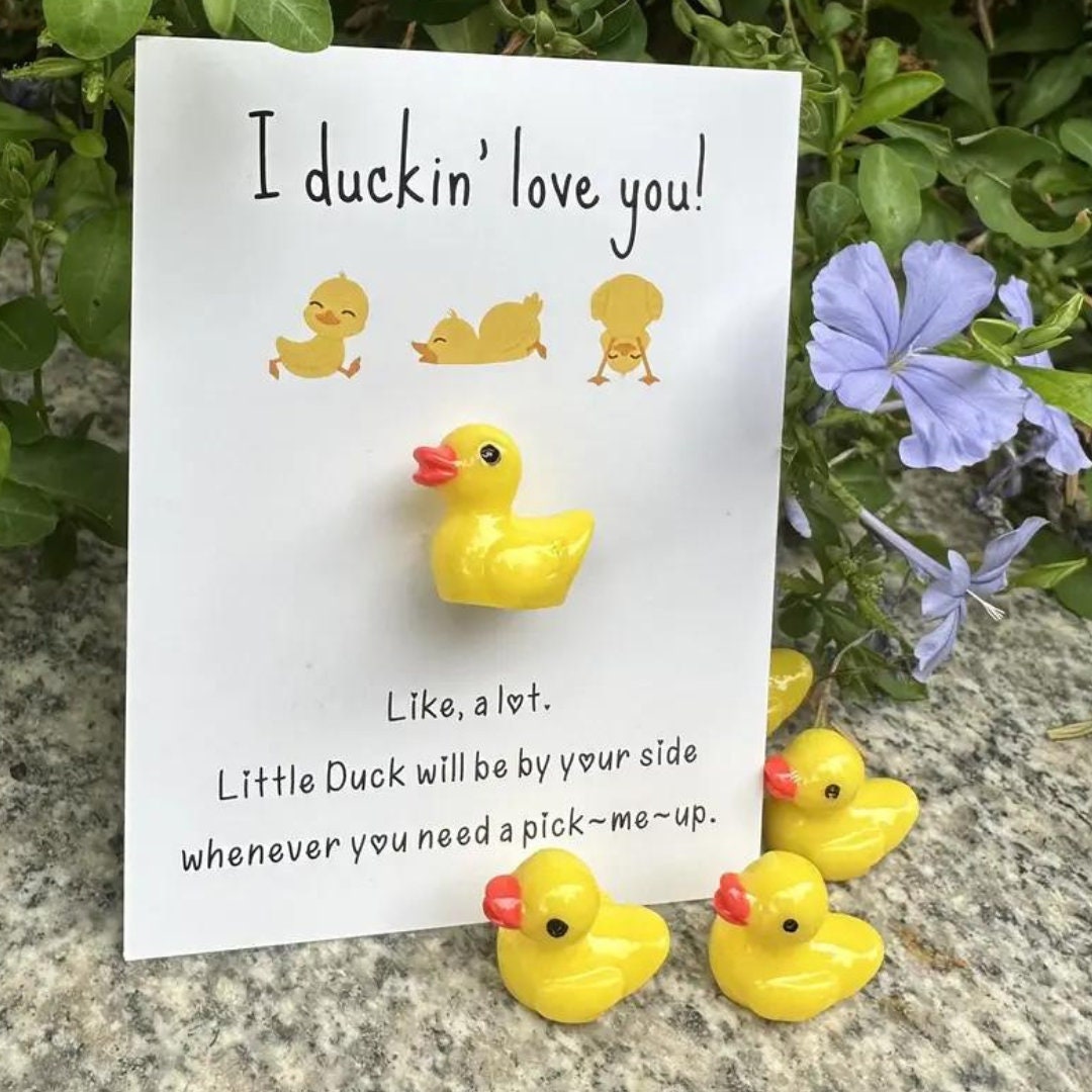 I Ducking Love You, Pocket Duck Hug, Sentimental, Keepsake, Gift for ...