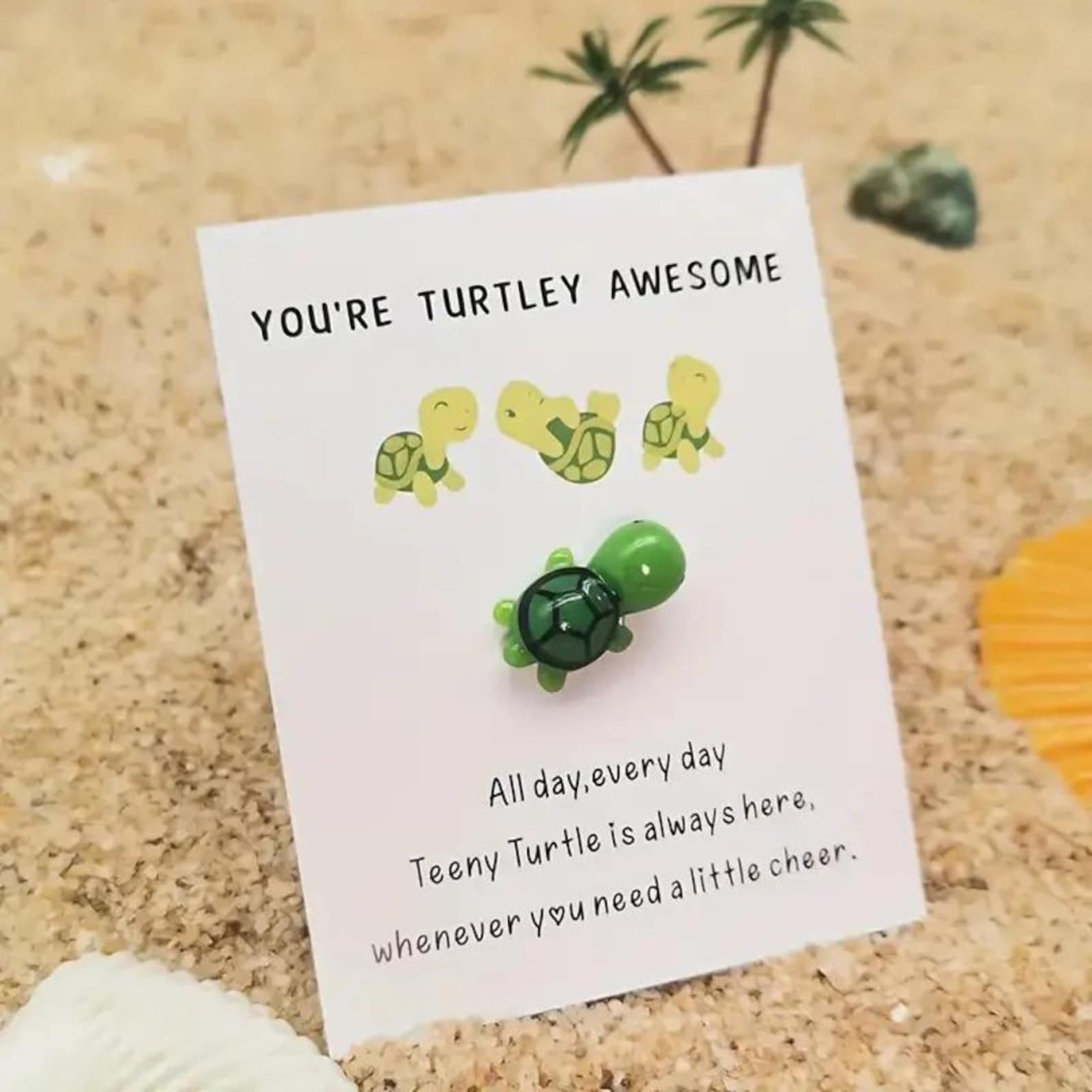 You Are Turtley Awesome, Pocket Turtle Hug, Mini Resin Turtle ...