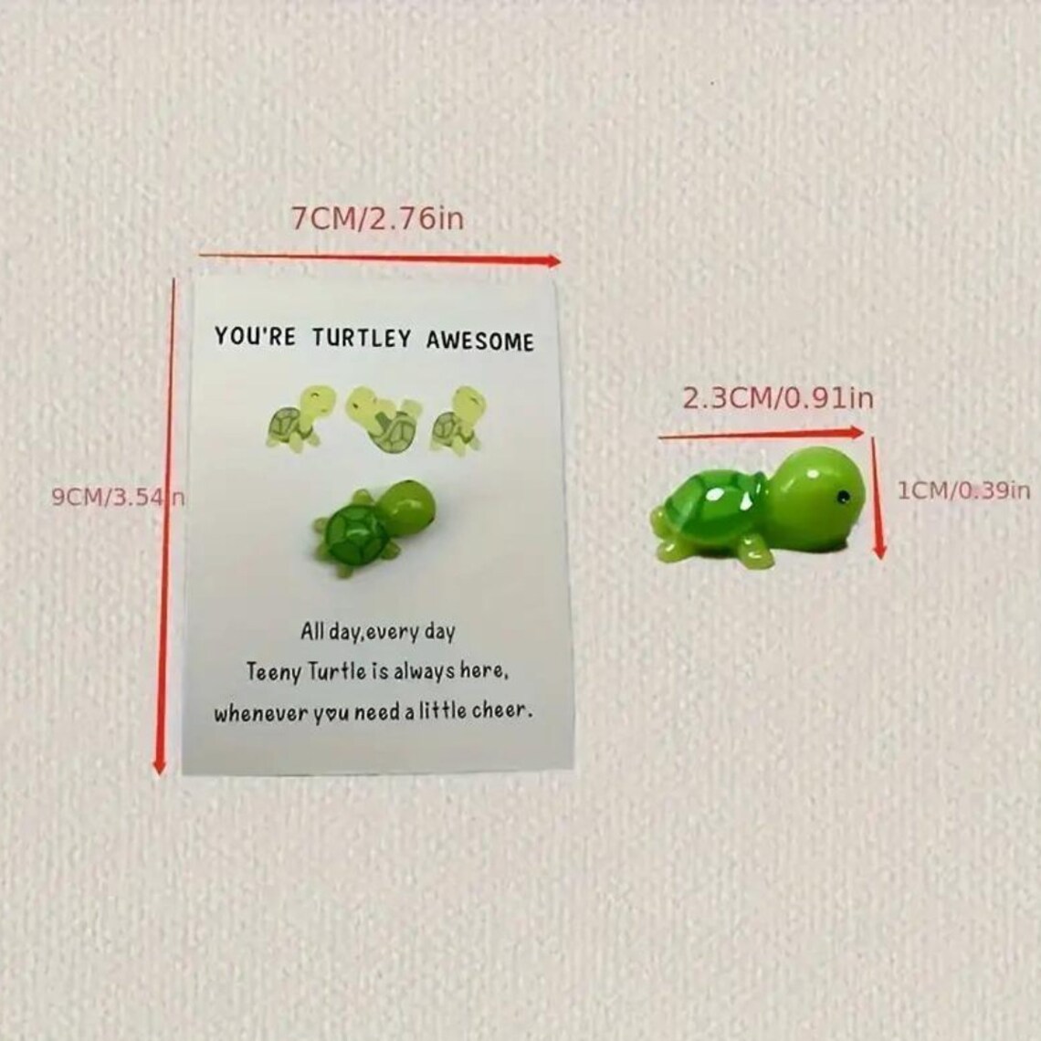You Are Turtley Awesome, Pocket Turtle Hug, Mini Resin Turtle ...