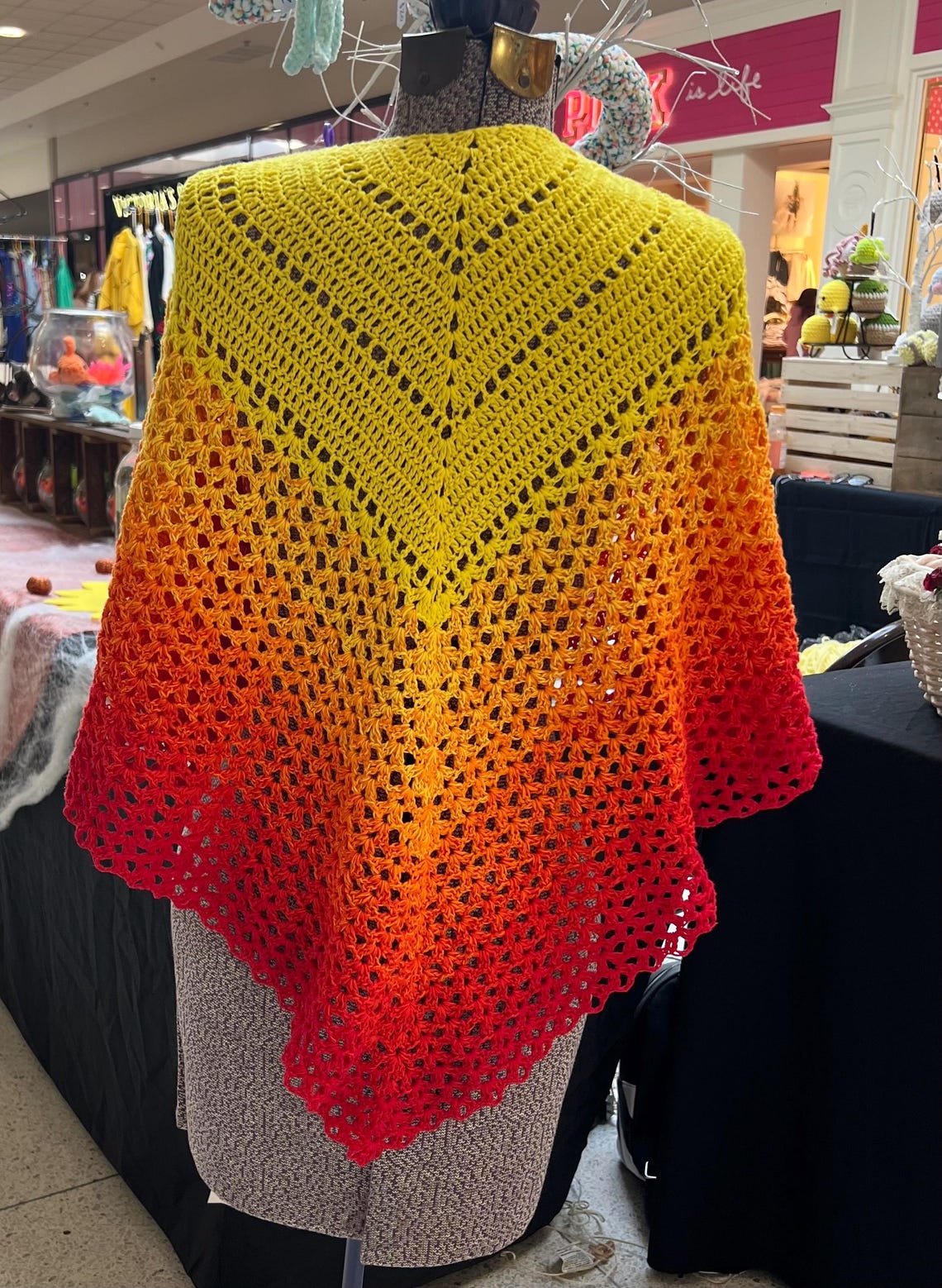 Blazing Phoenix Shawl - Etsy