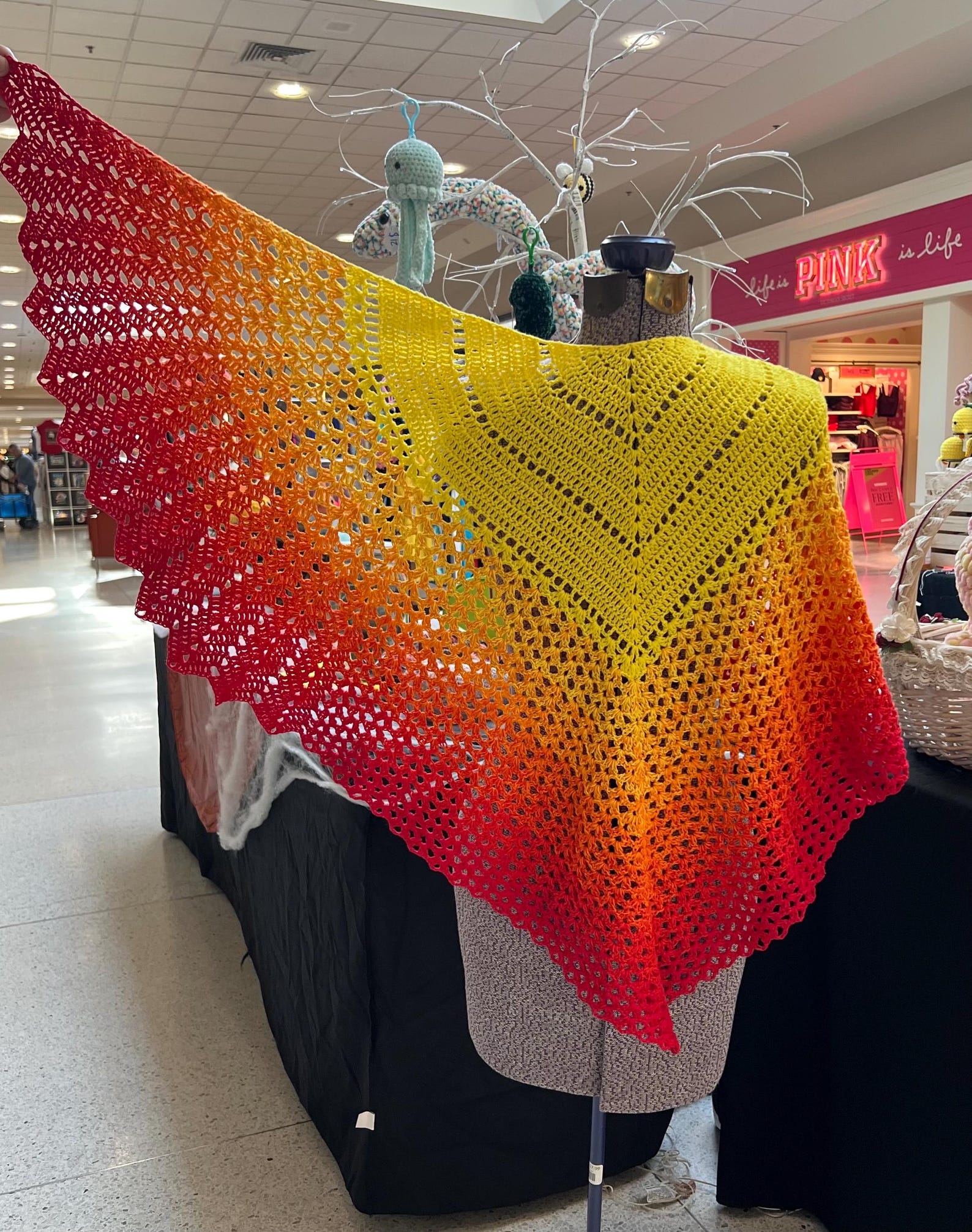 Blazing Phoenix Shawl - Etsy