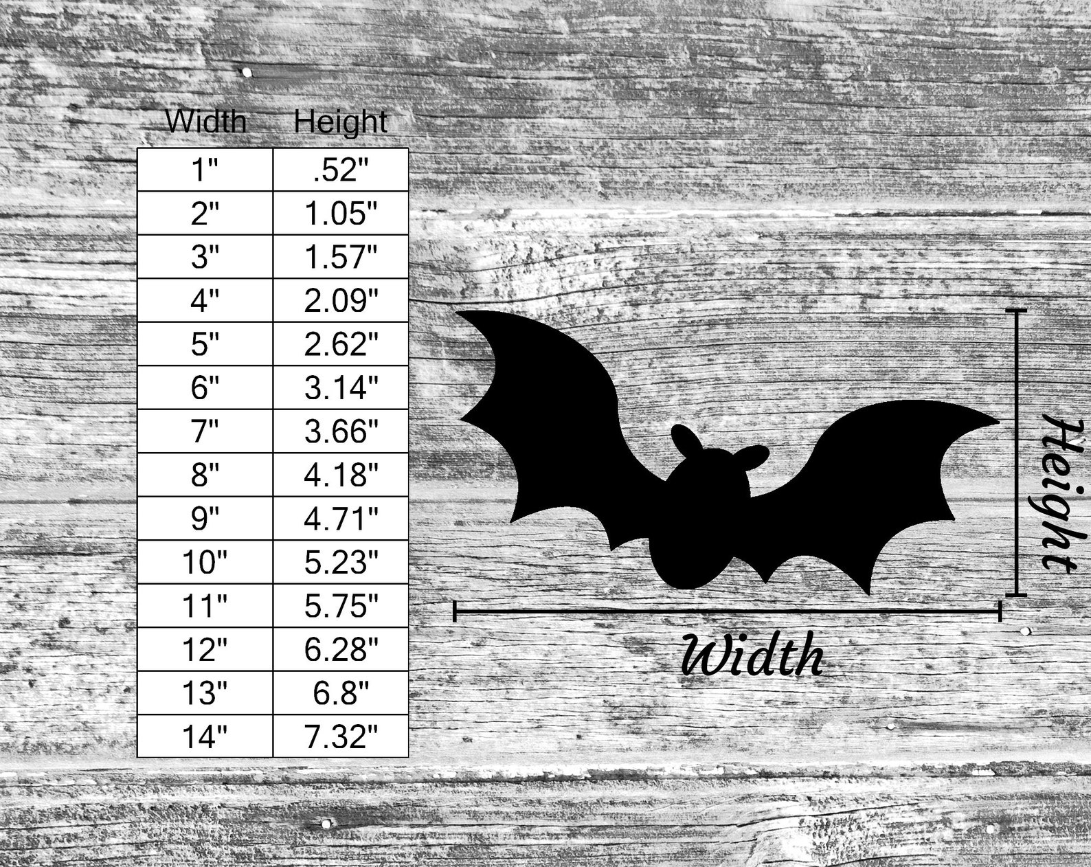 Unfinished Bat or Painted Wood Cutouts Set Wooden Bats Bat Ornament Bat ...
