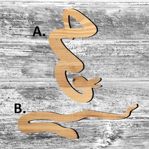 Painted Wooden Snakes - Etsy