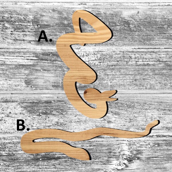 Painted Wooden Snakes - Etsy