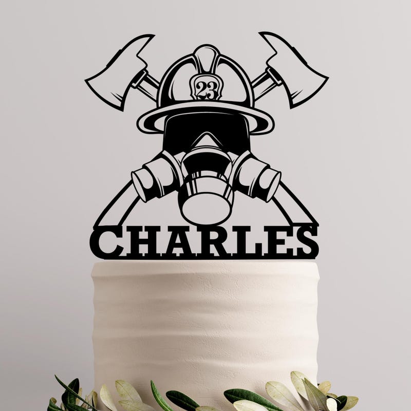 Firefighter Cake - Etsy