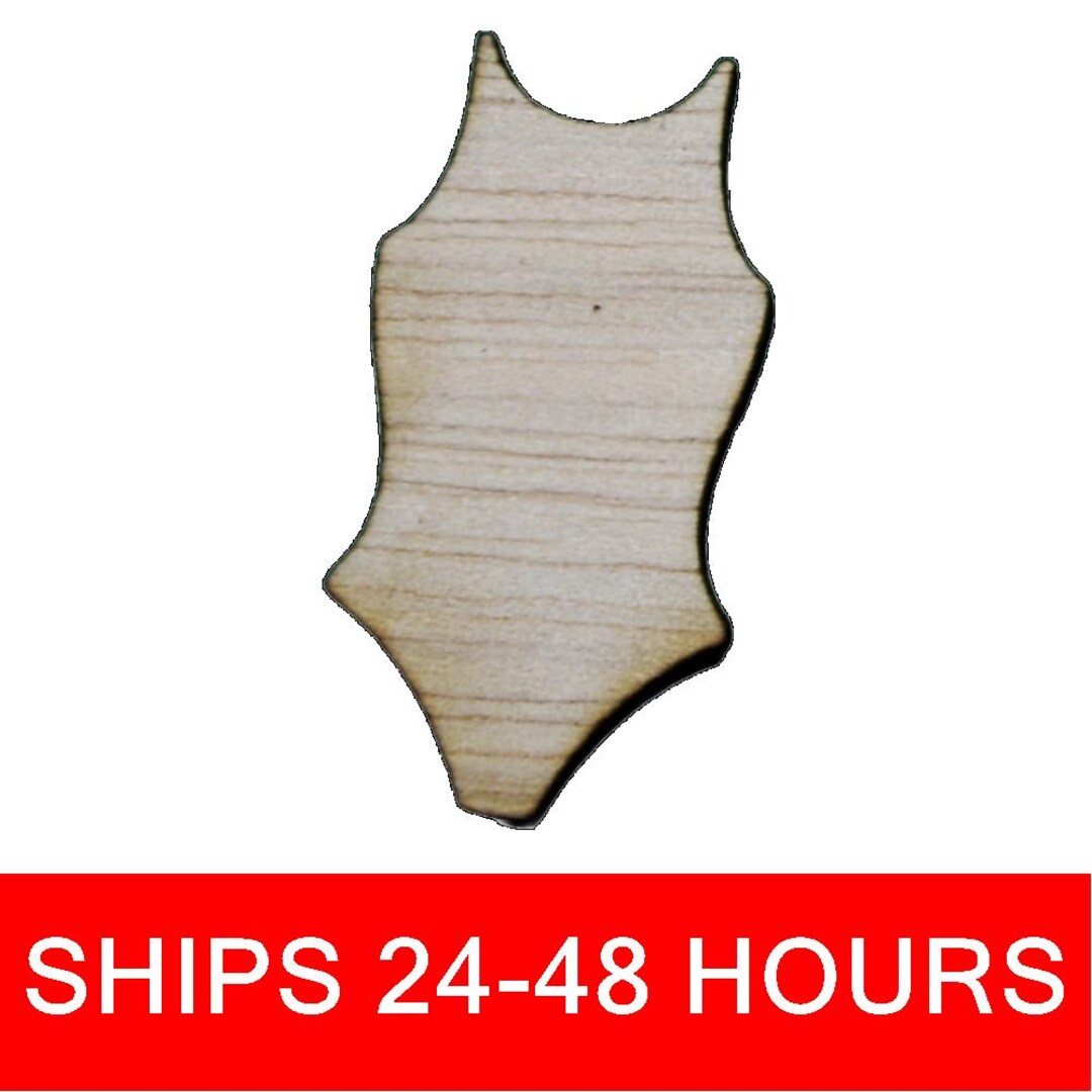 Unfinished Swimsuit or Painted Wood Cutouts, Wooden Swim Suits ...