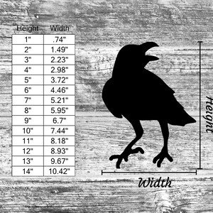 Unfinished Crow or Painted Wood Cutouts Set Wooden Raven Crow Ornament ...