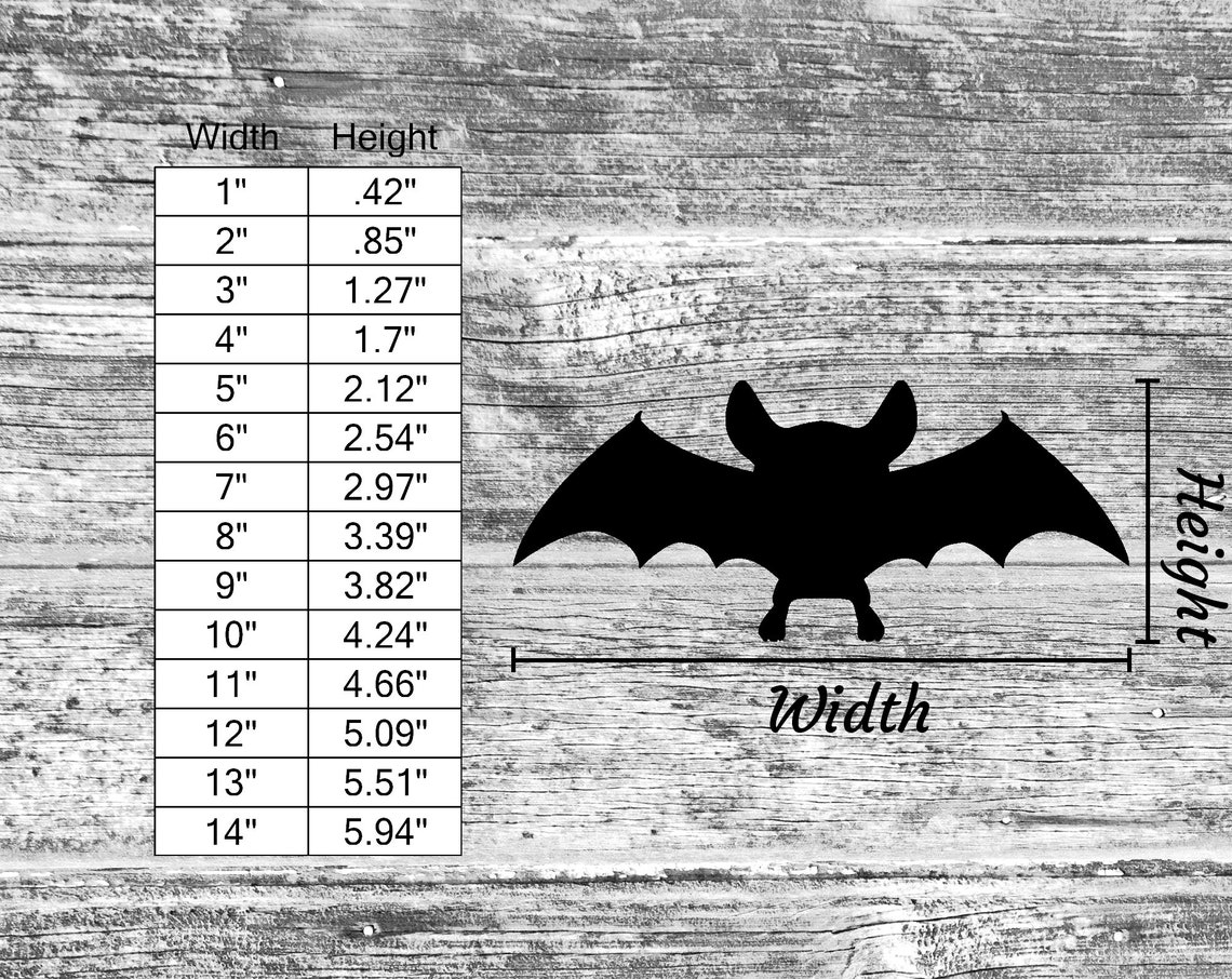 Unfinished Bat or Painted Wood Cutouts Set Wooden Bats Bat Ornament Bat ...