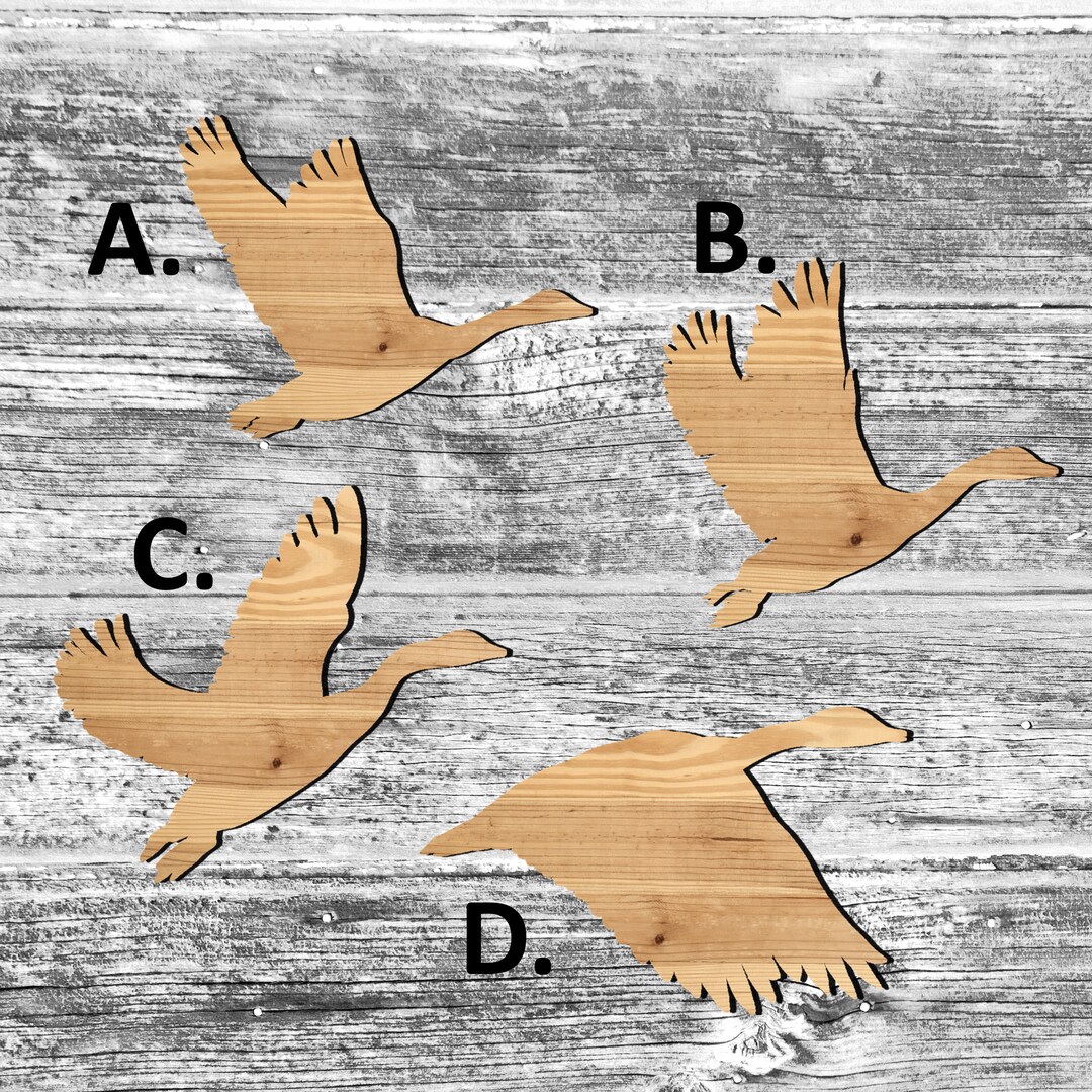 Unfinished Ducks or Painted Wood Cutouts Set Wooden Ducks Duck Ornament ...