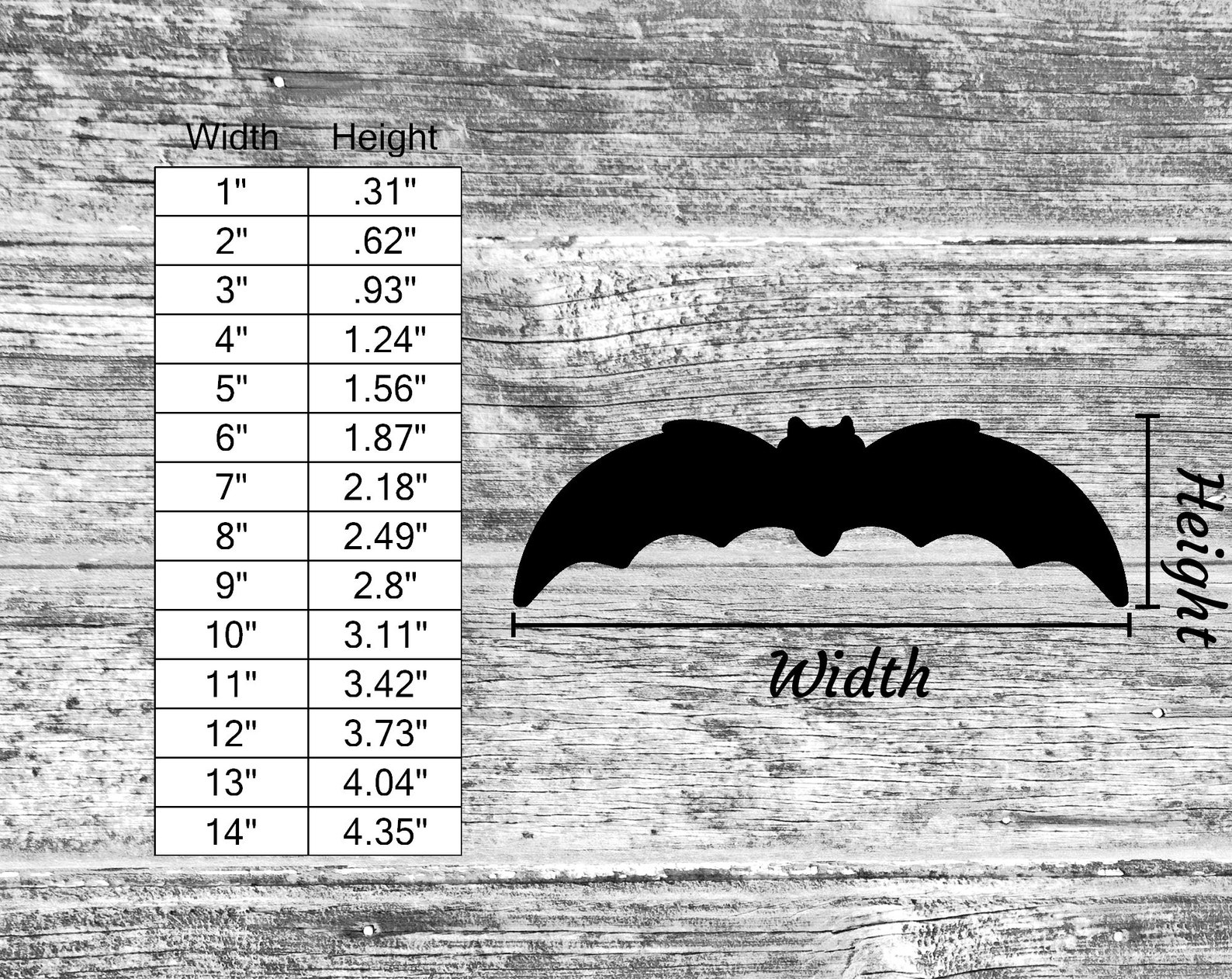 Unfinished Bat or Painted Wood Cutouts Set Wooden Bats Bat Ornament Bat ...