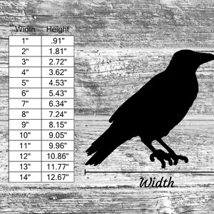 Unfinished Crow or Painted Wood Cutouts Set Wooden Raven Crow Ornament ...