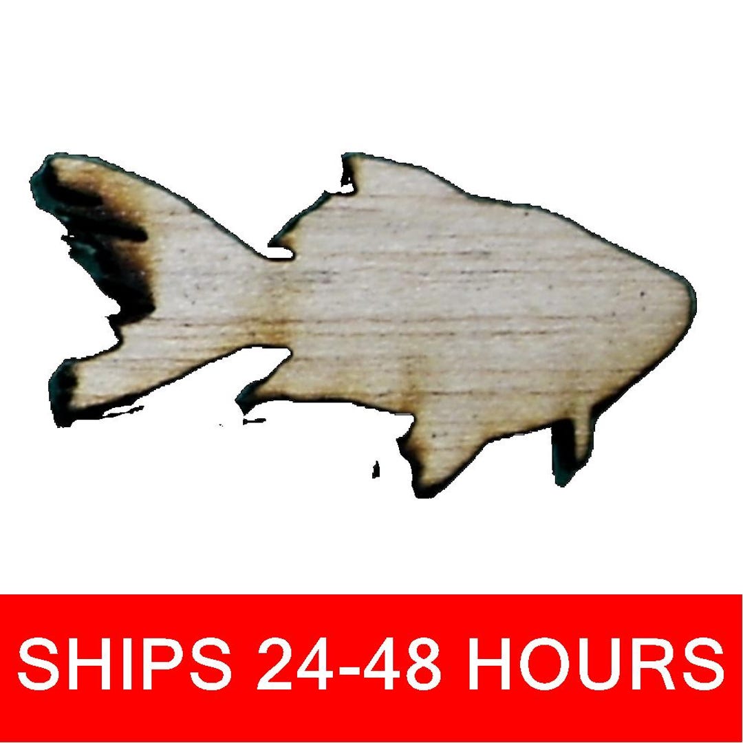 Unfinished Gold Fish or Painted Wood Cutouts, Wooden Fishes, Fish ...