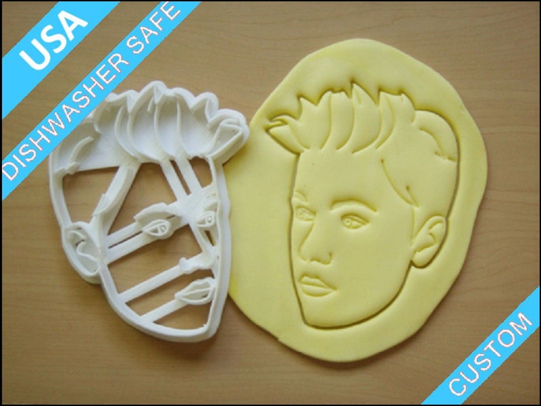 Custom Personalized Portrait Cookie Cutter Face Birthday Wedding ...