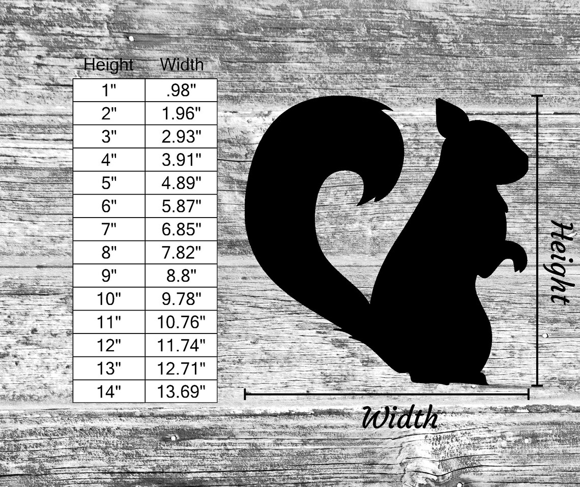 Unfinished Squirrels or Painted Wood Cutouts Set Wooden Squirrels ...