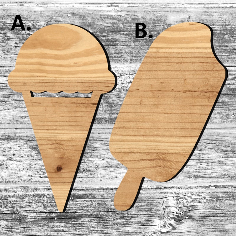 Ice Cream Cutout - Etsy