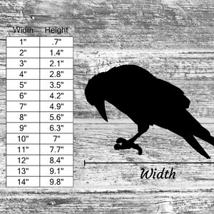 Unfinished Crow or Painted Wood Cutouts Set Wooden Raven Crow Ornament ...