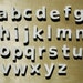 Ravie Font Alphabet Set Lower Case Letters A-z 3mm Felt 26 Characters ...