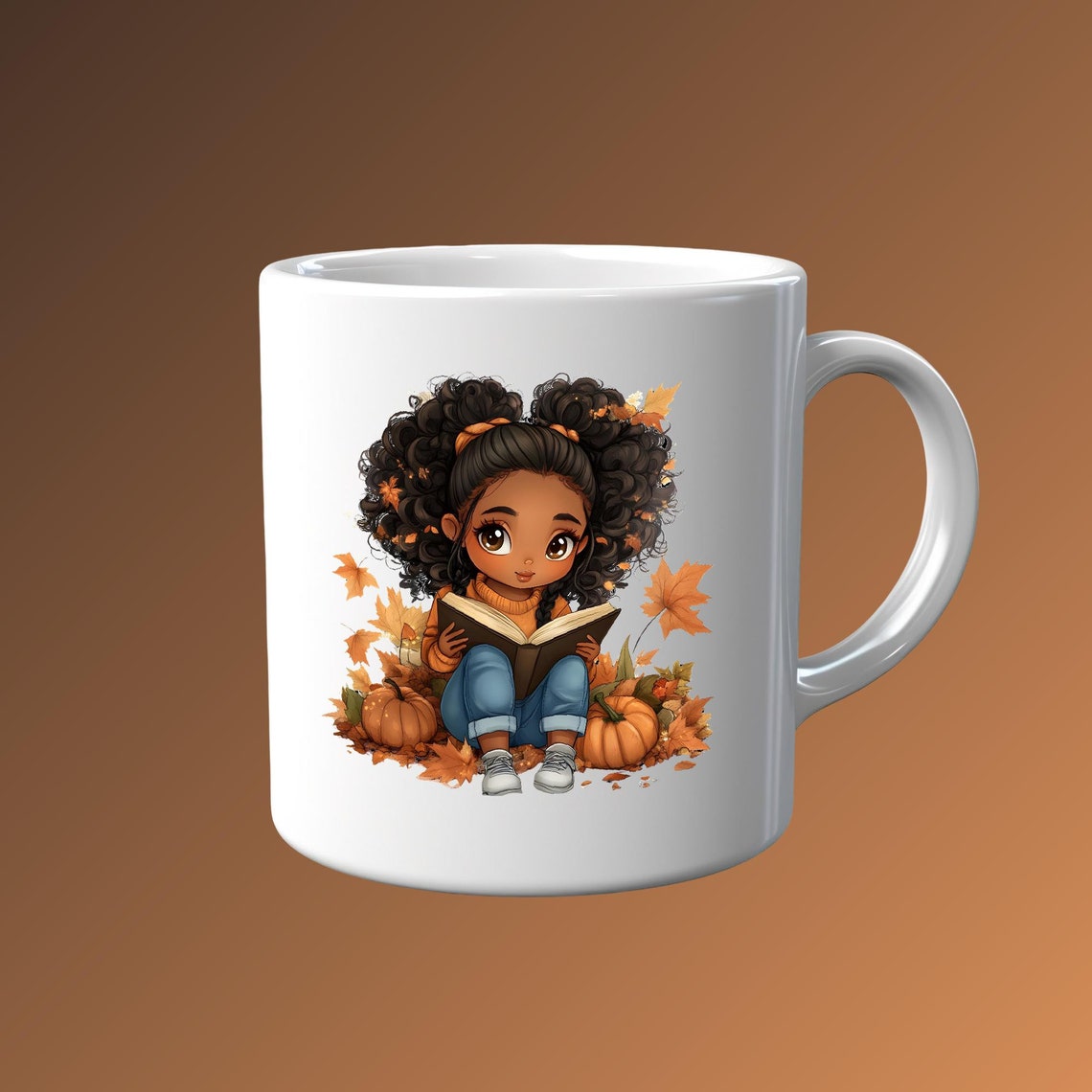 Chibi Fall Friends Clipart PNG - Etsy UK