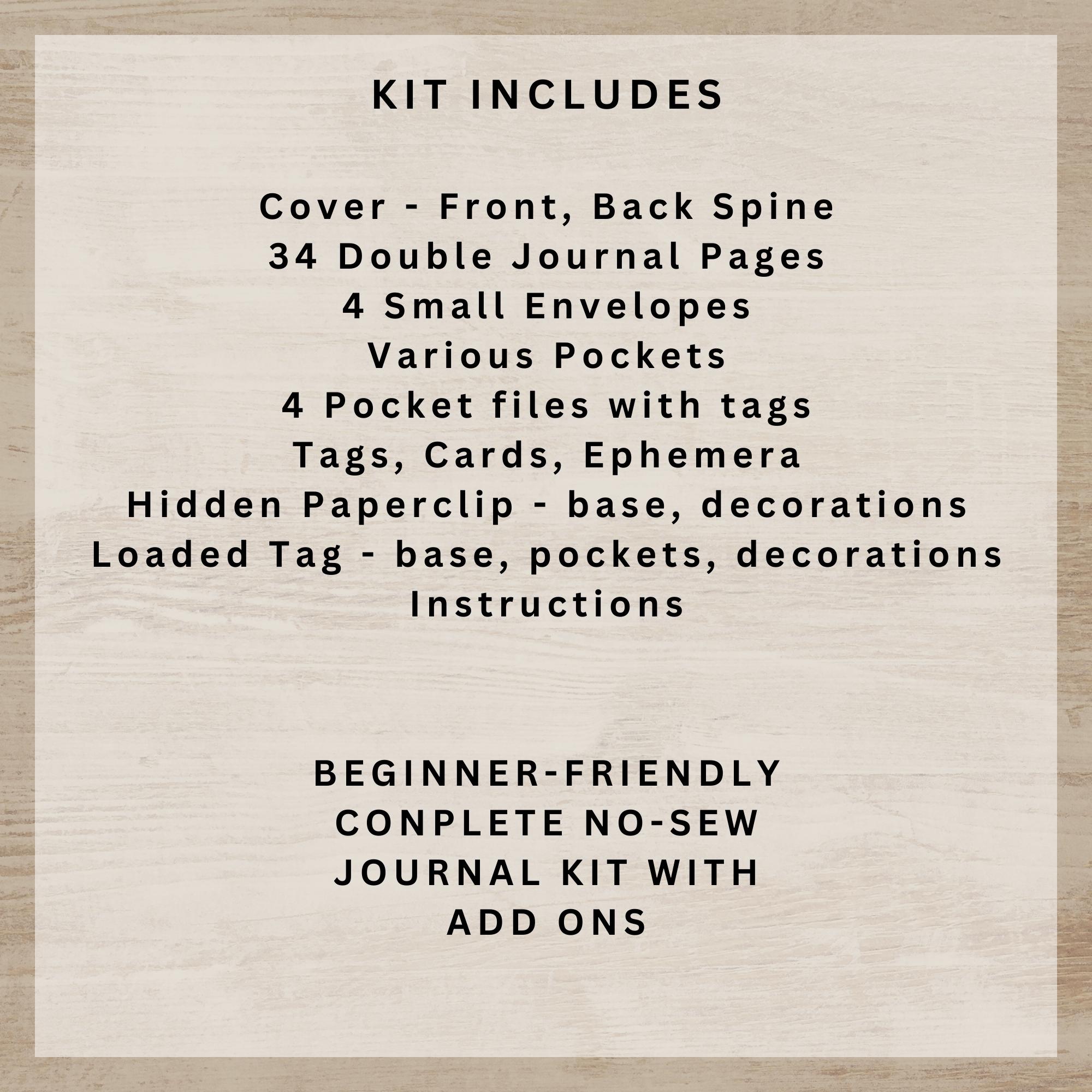 Rustic Christmas Junk Journal Kit (60 Vintage Winter Pages & Ephemera ...