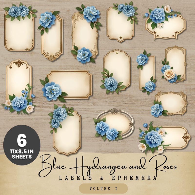 Rose Label - Etsy