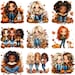 Chibi Fall Friends Clipart PNG - Etsy
