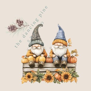 Digital Download | Fall Clip Art | Autumn Gnome | Planner Clipart ...