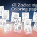 12 North South Node Astrology Reference Sheets | Teaching Astrology ...