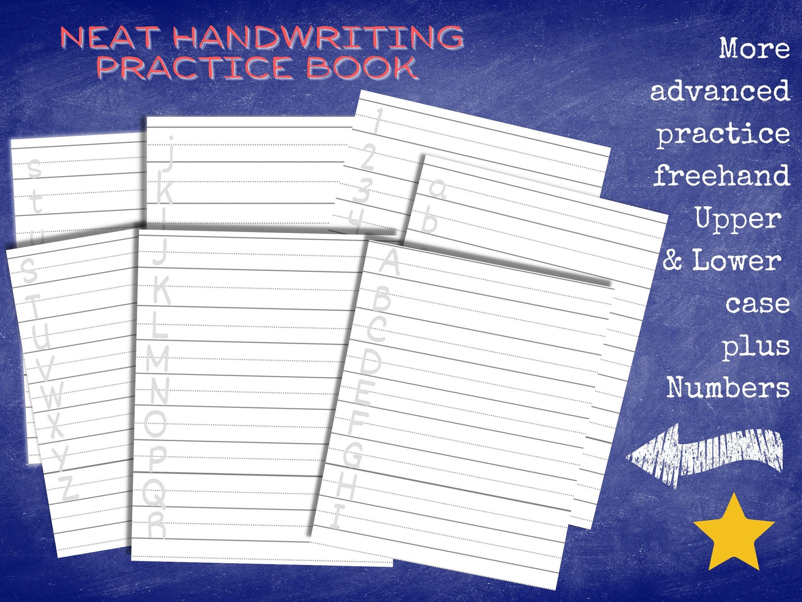 Printable Neat Handwriting Practice Sheets | Practice Writing Digital ...