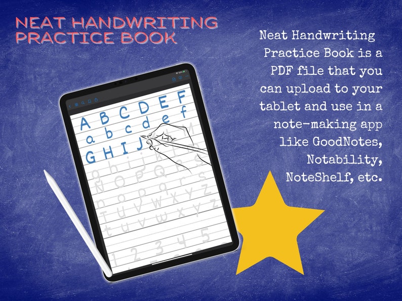 Printable Neat Handwriting Practice Sheets Practice Writing - Etsy